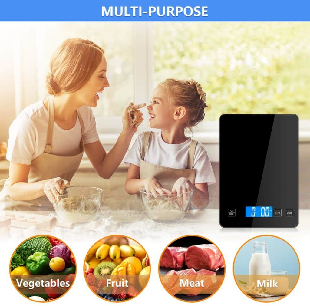 Nicewell Food Scale Digital Weight Grams & oz, 22lb Kitchen Scale $19. ...