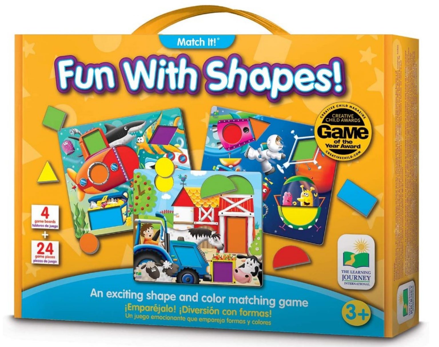 The Learning Journey: Match It! - Fun With Shapes Board Game ...